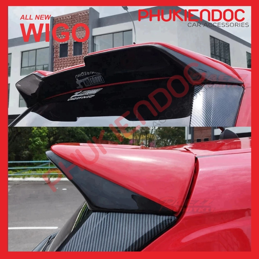 Toyota Wigo 2023 2024 V3 sports spoiler imported from Malaysia | Shopee ...