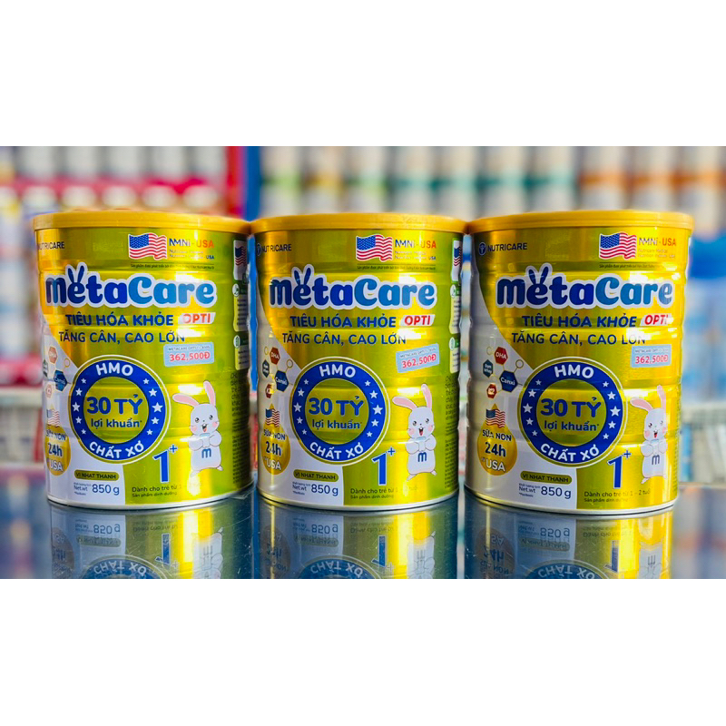 [Combo Of 3 Cans] Metacare Opti 1+ Healthy Digestion Milk Powder (850g) | Shopee Malaysia