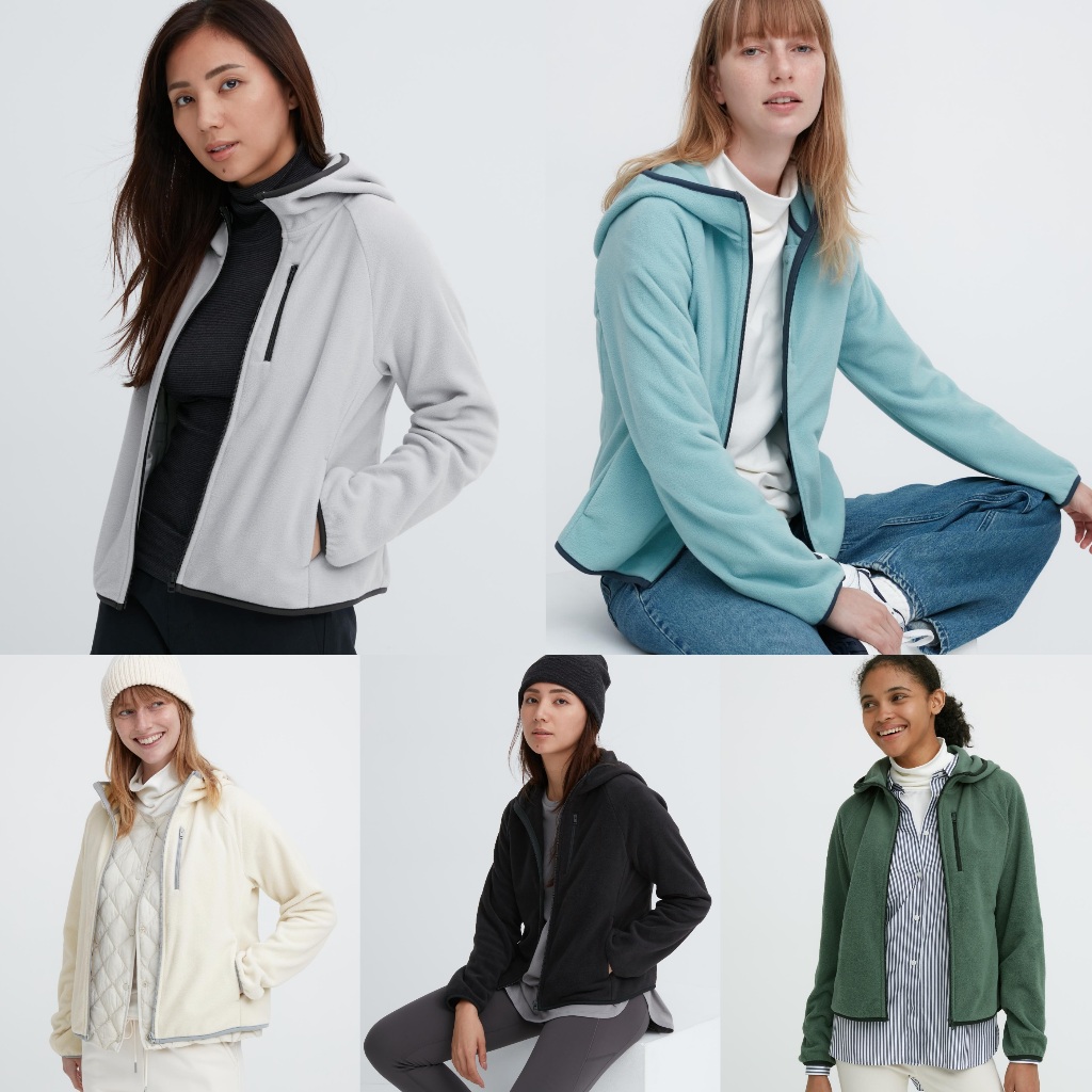 Women's Pressed Fleece Sweatshirt - Uniqlo Tag Japan | Shopee Malaysia