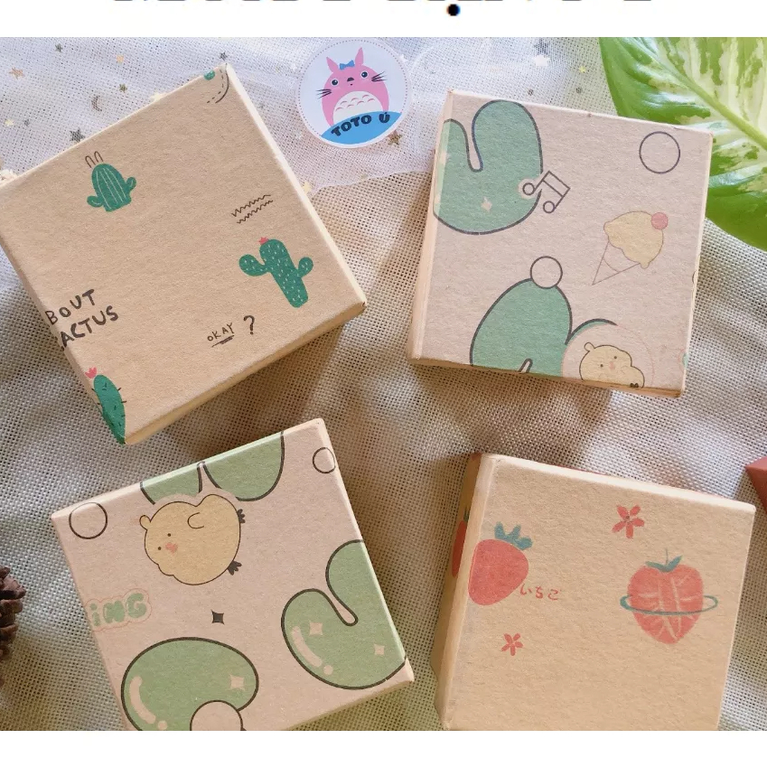 Cute Small 8x8x5cm kraft Gift Box As Gift Box, Birthday, Christmas ...