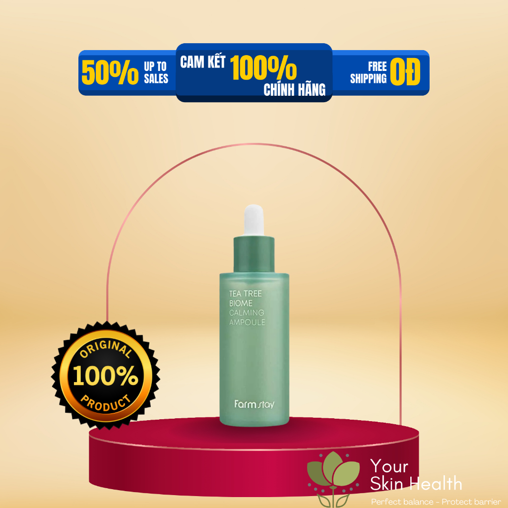 Farmstay Tea Tree Biome Calming Ampoule 50ml | Shopee Malaysia