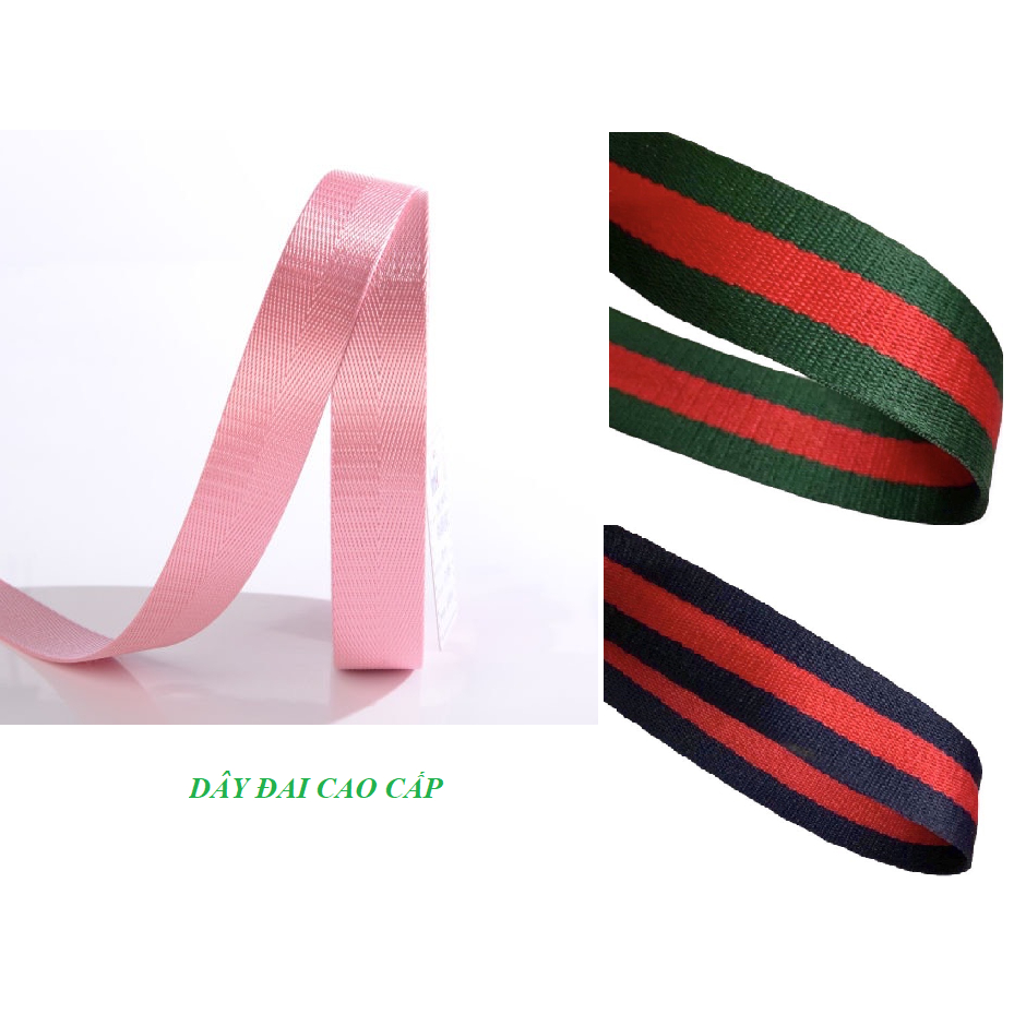 High quality parachute straps, bag straps, backpack straps in pink, red ...