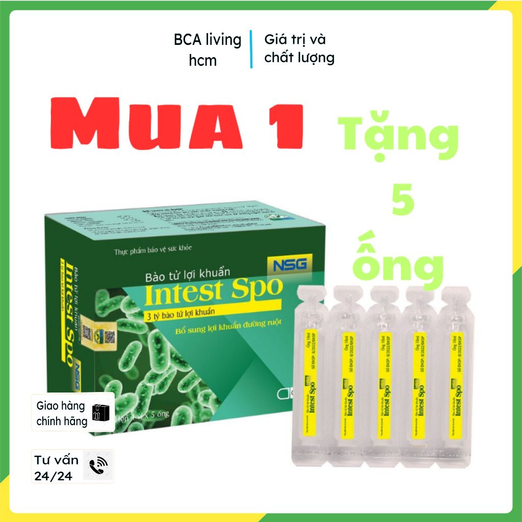 Probiotic spores contain 3 billion Intest Spo NSG probiotics supplement ...