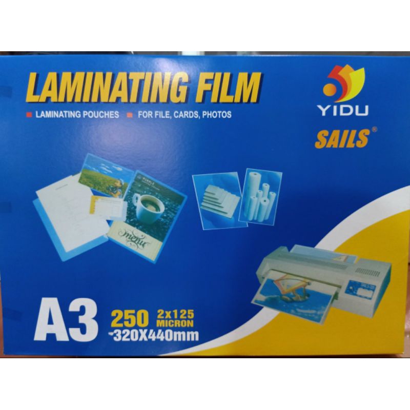 Yidu a3-125 mic laminated plastic, size 430mm x 310mm (100 sheets/stack ...