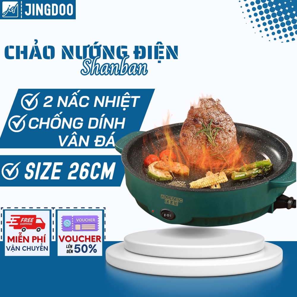 Multi-purpose Mini Electric Grill 26cm Capacity 600W High-Quality Stone ...