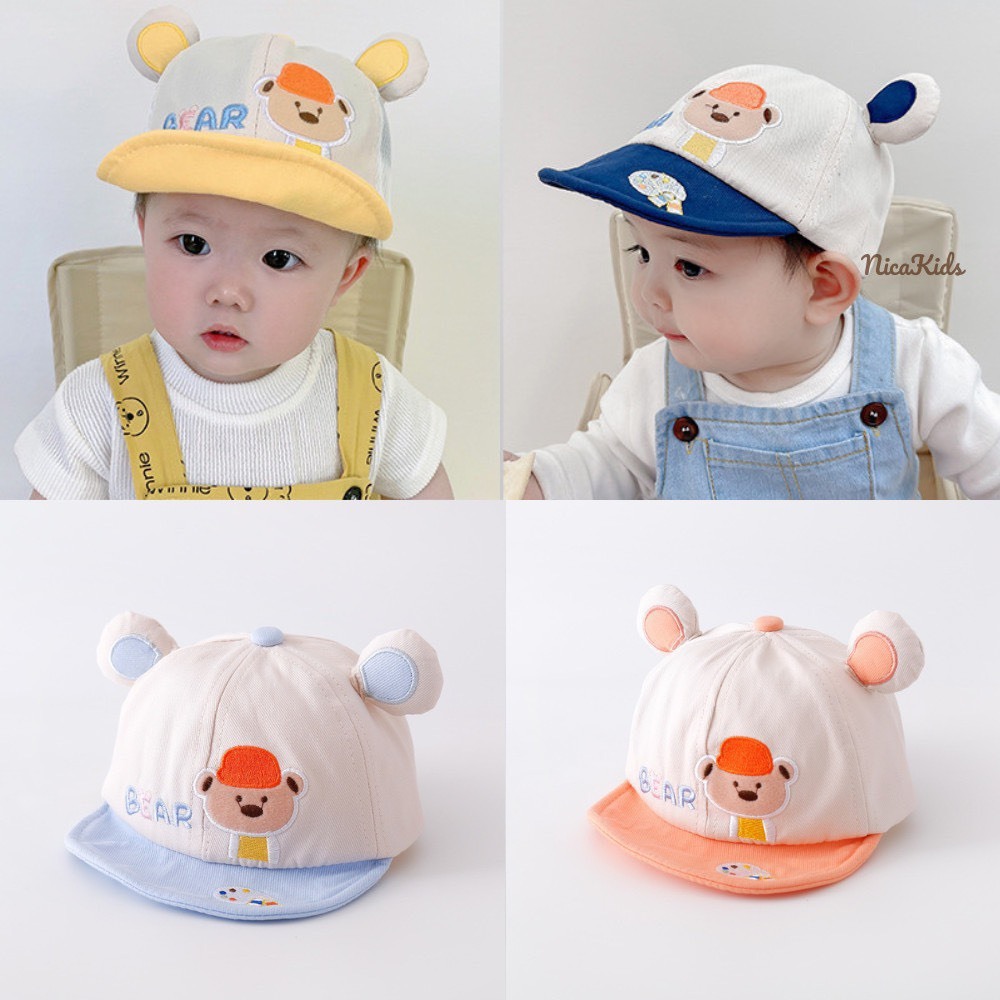 (MS81) Cap For Babies 3-24 Months Old, Boys Mesh Seal For cute Cartoon ...