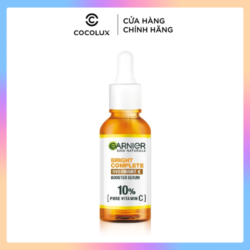 Garnier 10% Vitamin C Bright Complete Overnight Serum Enhances Matte ...