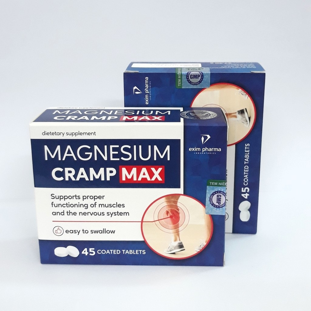 Magnesium CRAMP MAX Pills - Prevention of cramps (45 PILLS) | Shopee ...