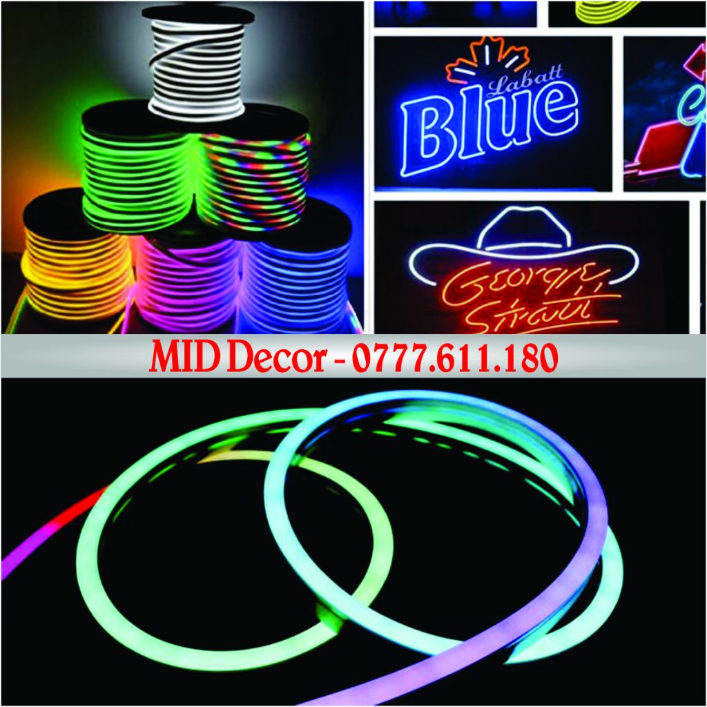 5m roll of 12V LEd neon Wire - shape bending, neon light letters ...