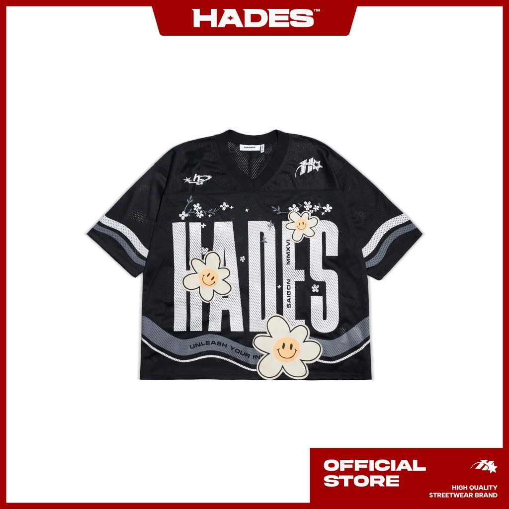 UNISEX RICAD MESH JERSEY MESH FABRIC - GENUINE HADES BRAND | Shopee ...
