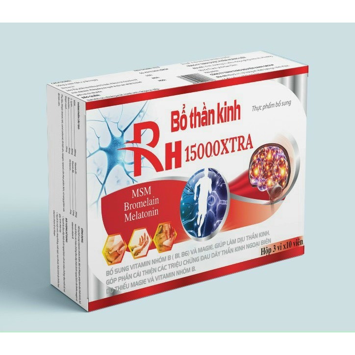 Nerve Supplement RH 15000 Xtra Vitamin Supplement Group B And Magnesium ...