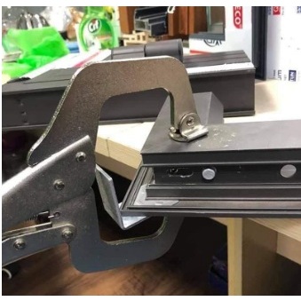 C-shaped Die Pliers 11inch 28cm Clamping Materials - Square Angle ...