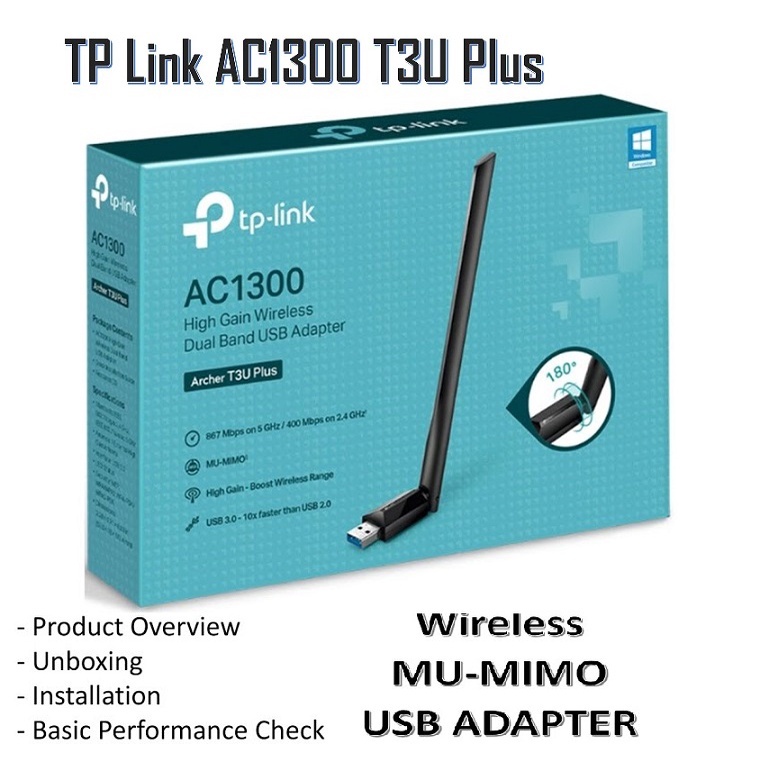 TP-Link Archer T3U Dual Band USB WiFi - TP-Link Archer T3U Plus GENUINE ...