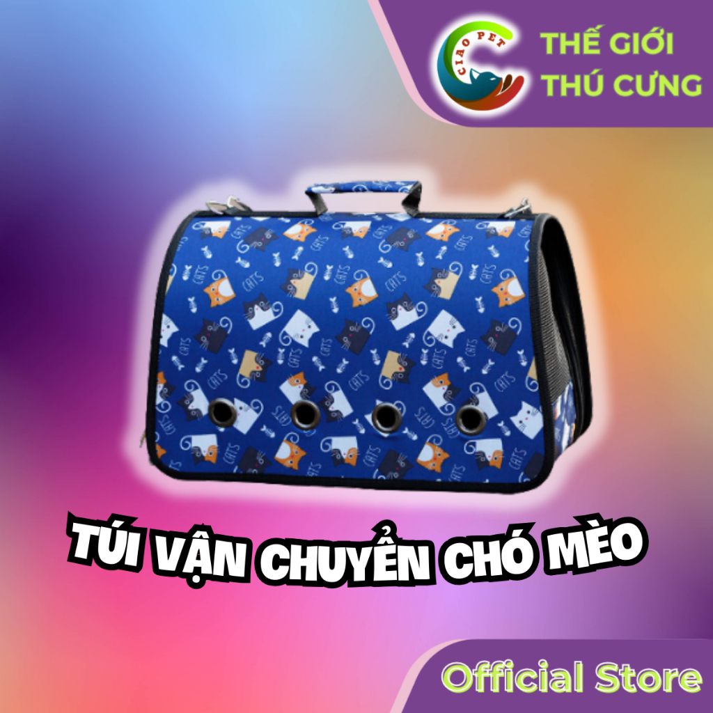 Dog and cat transport bag - convenient bag for dogs and cats on long ...