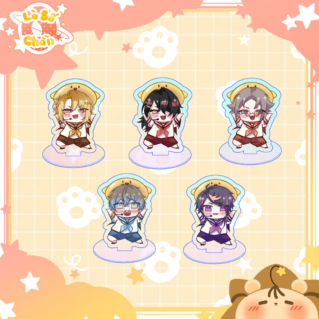 Vtuber 3cm mini Standee model - Cute Luxiem Hologram | Shopee Malaysia