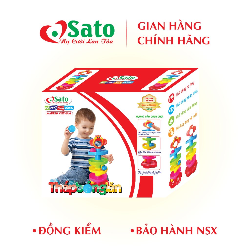 Sato 89 Baby Ball Tower Made in Vietnam | Shopee Malaysia