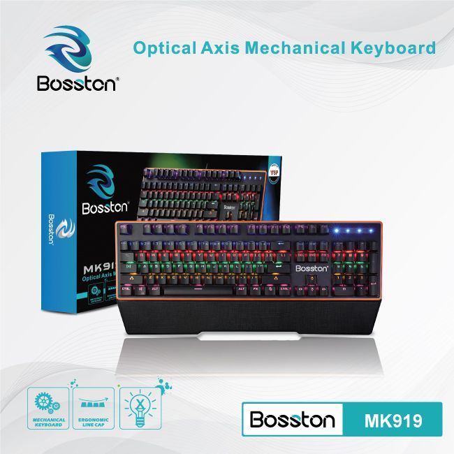 Bosston MK919 Mechanical Keyboard Full Led | Shopee Malaysia