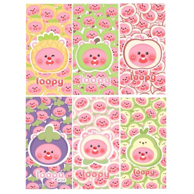Combo 12 LOOPY SEALING STICKERS | Shopee Malaysia
