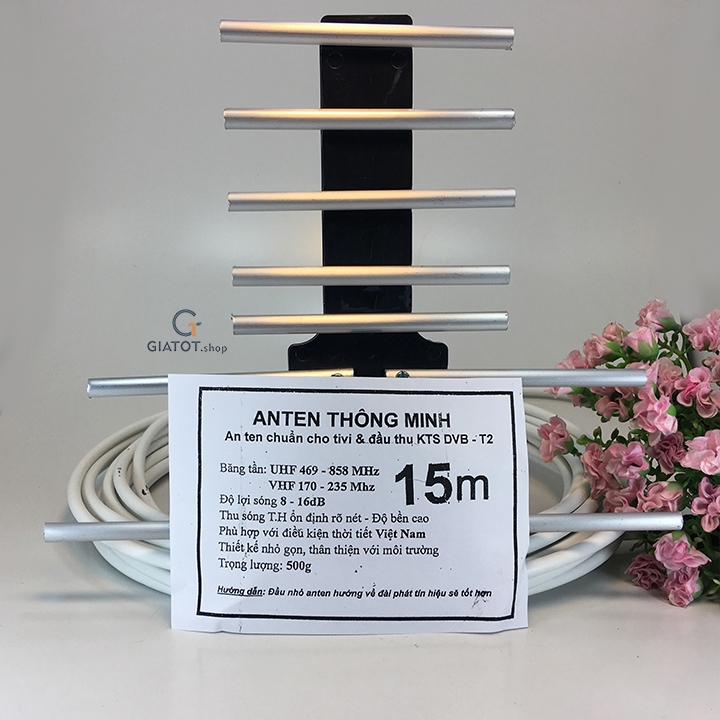 (15m Antenna) Smart Antenna system for TV and DVB - T2 digital receiver ...