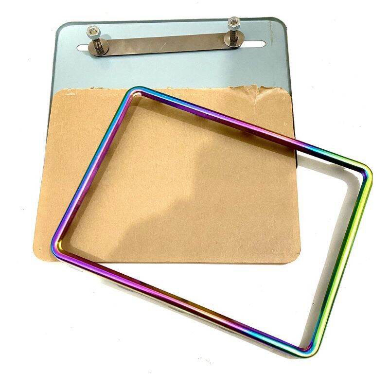 7-Color Titanium License Plate Border Set with Mica+Pat to Install Many ...