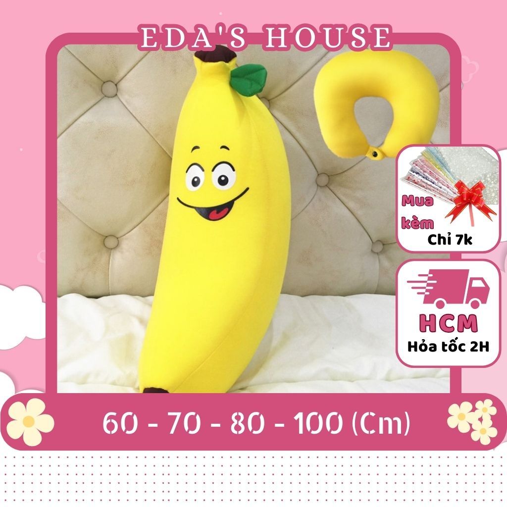 (HCM-Express 2 hours) Banana-shaped teddy bear stuffed animal EDA'S ...