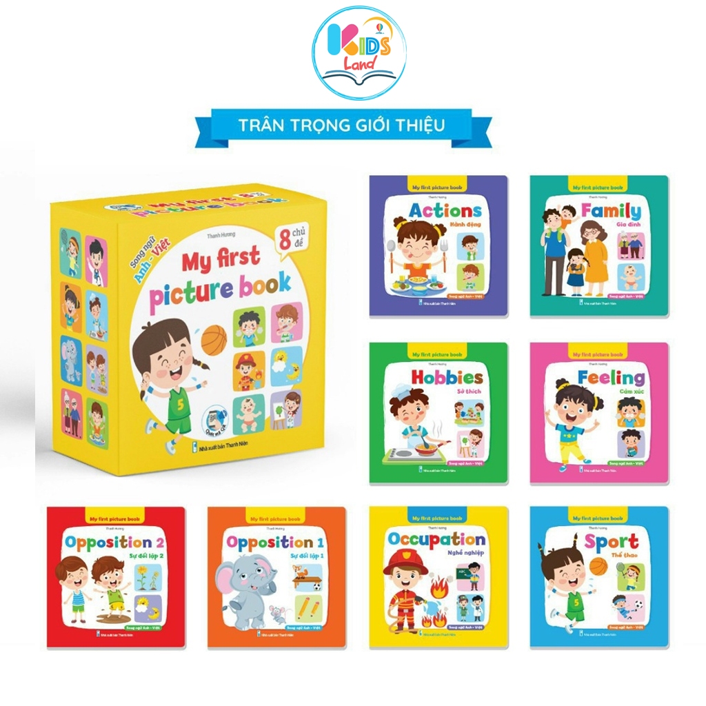My FIRST PICTURE BOOK VERSION 2 (Set of 8 Books - Scan QR Code ...