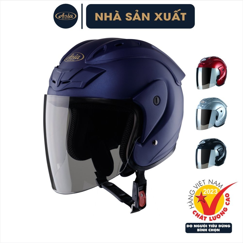 3/4 Helmet with Goggles - Asia MT-115 - Genuine Product, | Shopee Malaysia