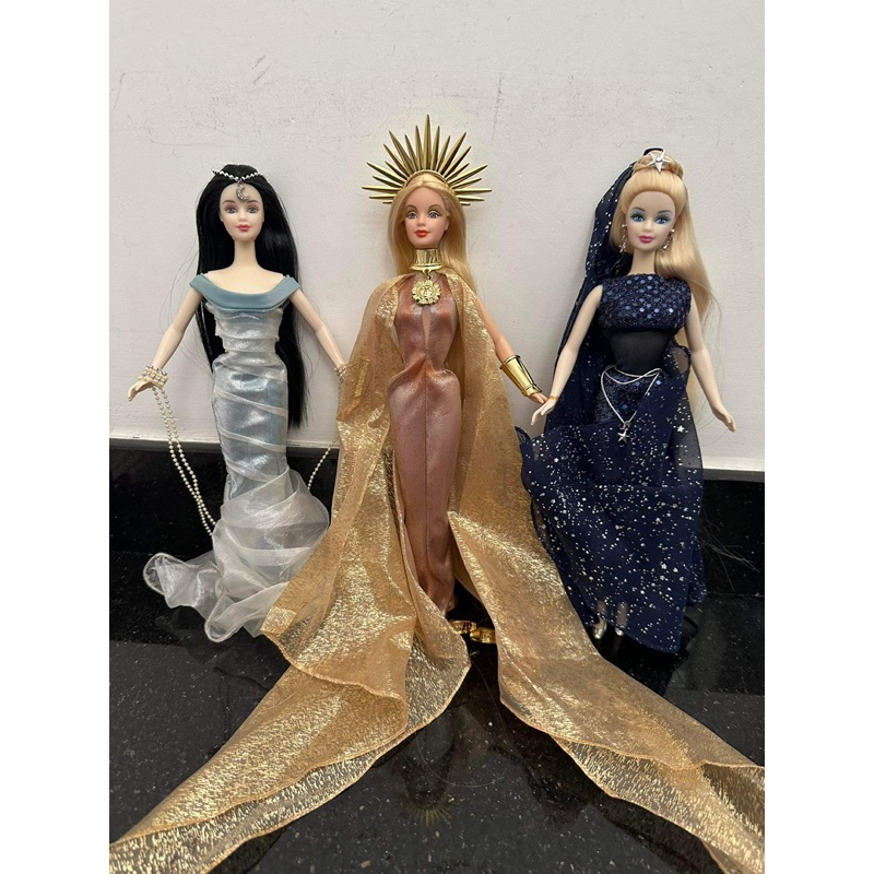 Midnight Moon Princess barbie doll, Morning Sun Princess, Evening Star ...