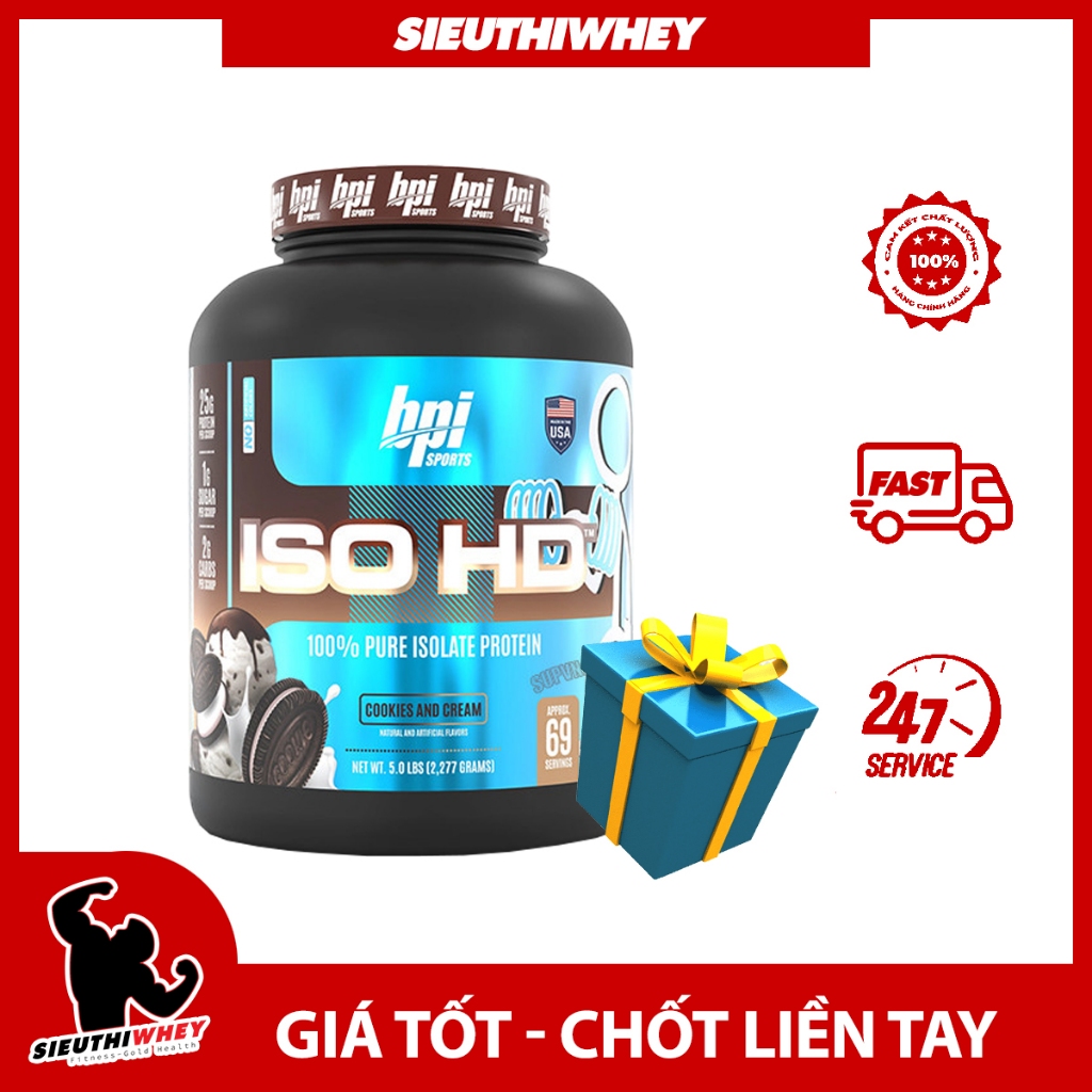 Iso HD 5lbs Protein Powder Supports Muscle Development | Shopee Malaysia