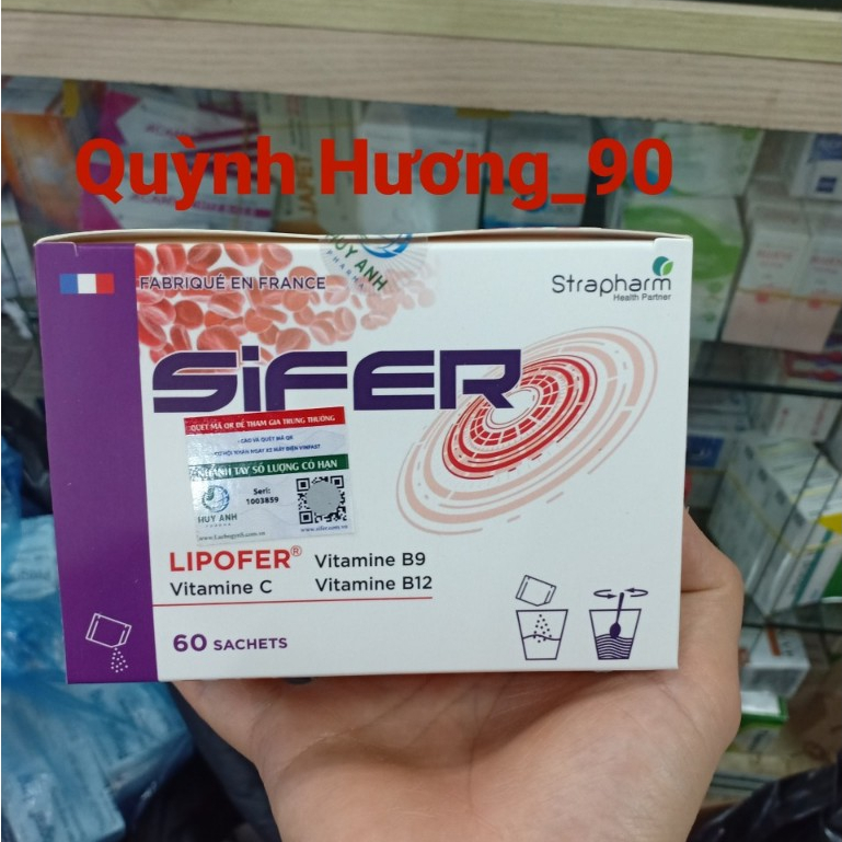 (Genuine) Sifer iron box of 60 packs helps supplement iron, vitamins c ...