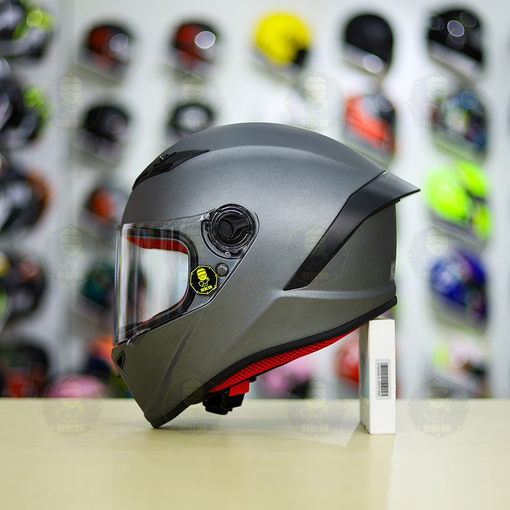 Ego E7 FullFace Hat Matte Titanium Gray (Price Includes VAT) | Shopee ...