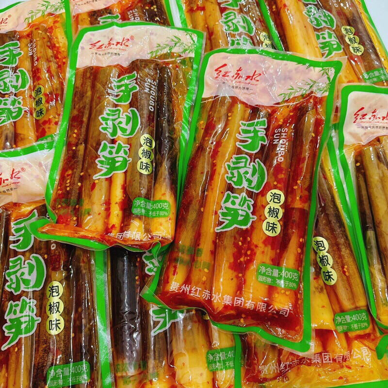 Delicious crispy bamboo shoots soaked in Sichuan spicy chili of all ...