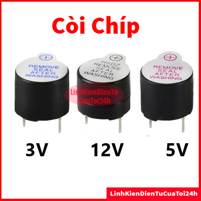 Chip Buzzer, Siren, Buzzer 3V, 5V, 12V 12*9,5mm | Shopee Malaysia