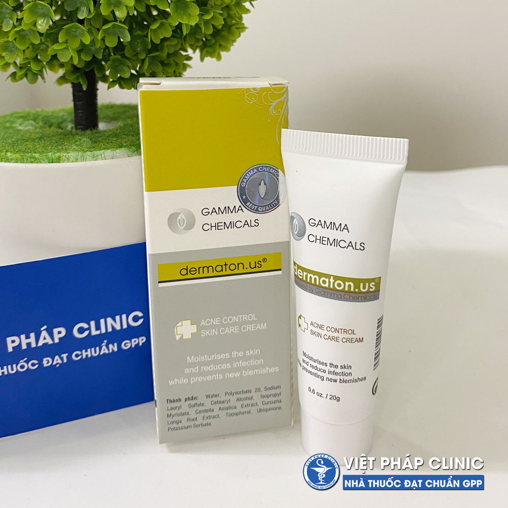 Gamma Chemicals Dermaton US Anti-Acne Cream, Reduces Dark Acne 20gr ...