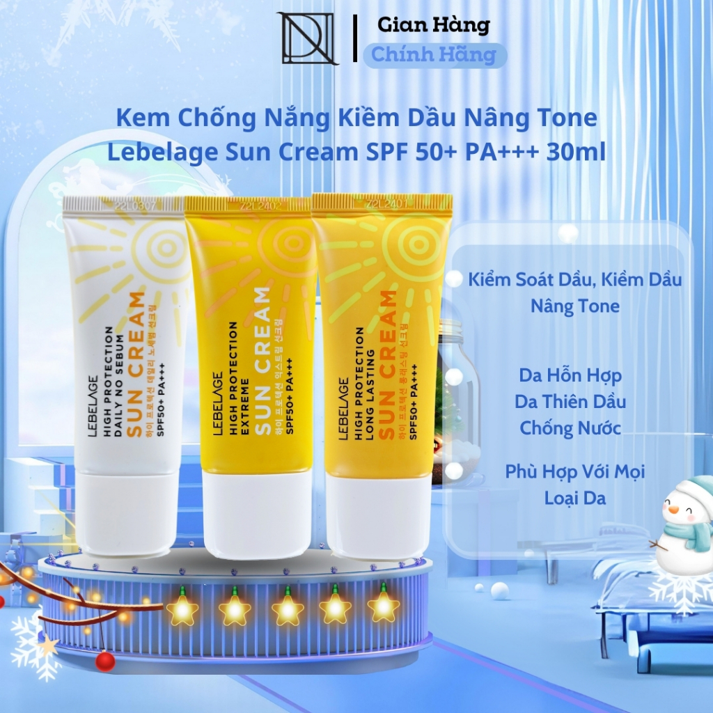 Lebelage Sun Cream SPF 50+ PA+++ 30ml | Shopee Malaysia