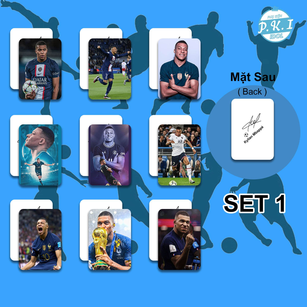 Kylian Mbappe Player Photo Set / Includes Top Storage and Sticker ...