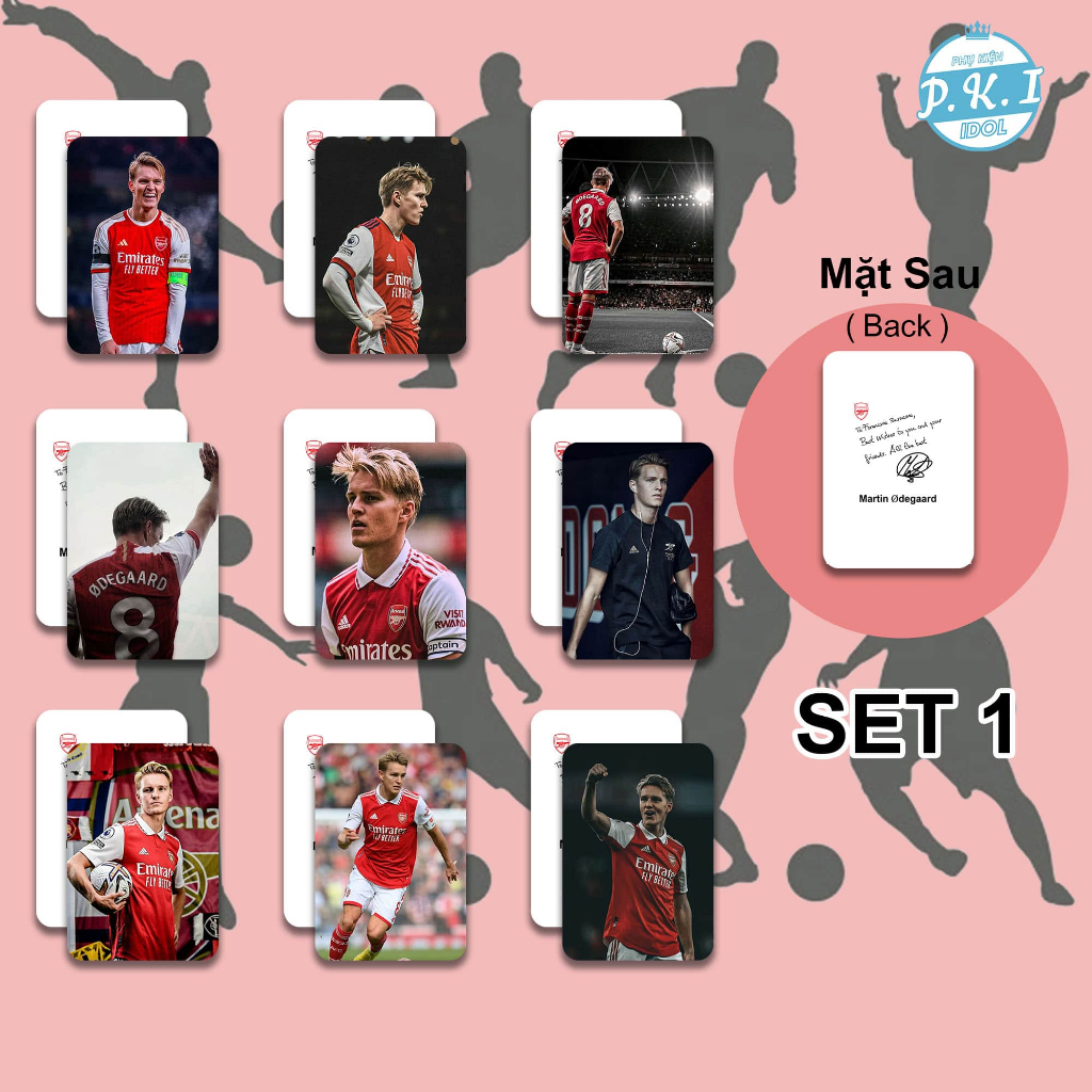 Martin Odegaard Player Card Set - Super Rare Collectible Football ...