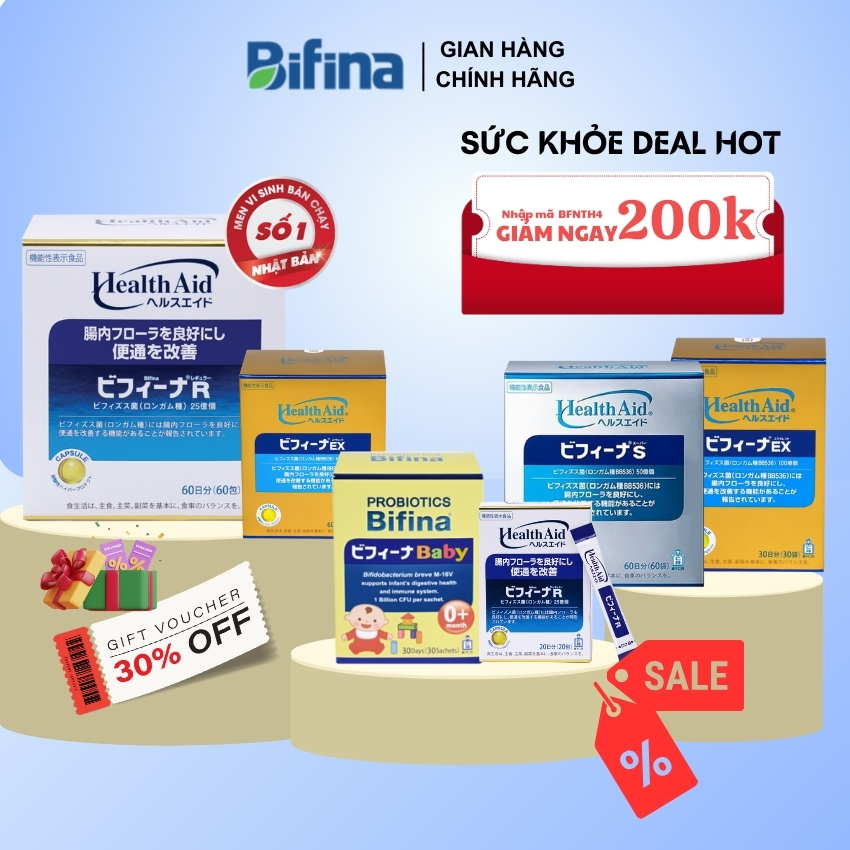 Bifina Probiotics Type R, Bifina S, Bifina Ex - Japanese Bifina ...