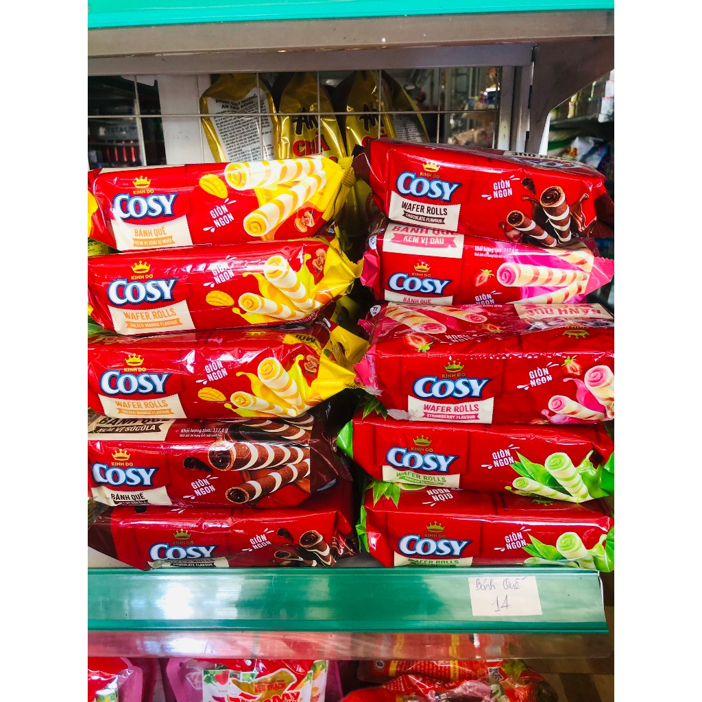 Cozy Kinh Do ice cream waffles, 126gr pack, 4 flavors | Shopee Malaysia