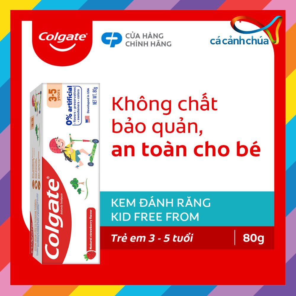 Colgate Kid Free From toothpaste for children 3-5 years old without ...