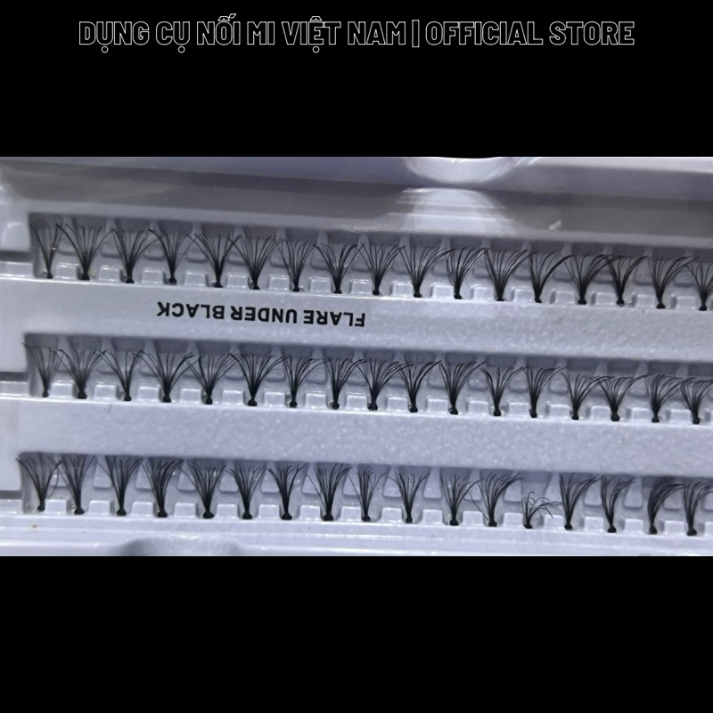 Cluster eyelashes with base, 14d legs (Dust eyelashes) with legs ...