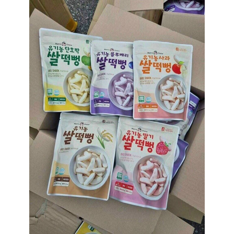 Mom's Choice Organic Rice Cake For Baby 6m + Korea (date 12 / 2024 And ...
