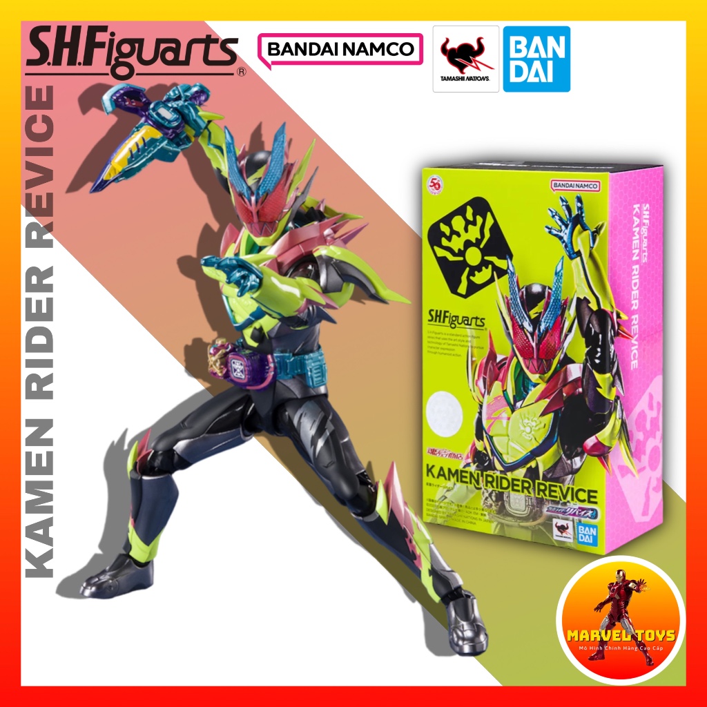 Genuine Bandai SHF SHFiguarts Kamen Rider Revice Model with Movable ...