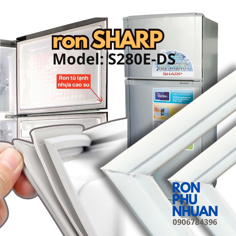The Ron Of The Sharp Refrigerator Door model SJ- S280E-DS Avoids ...