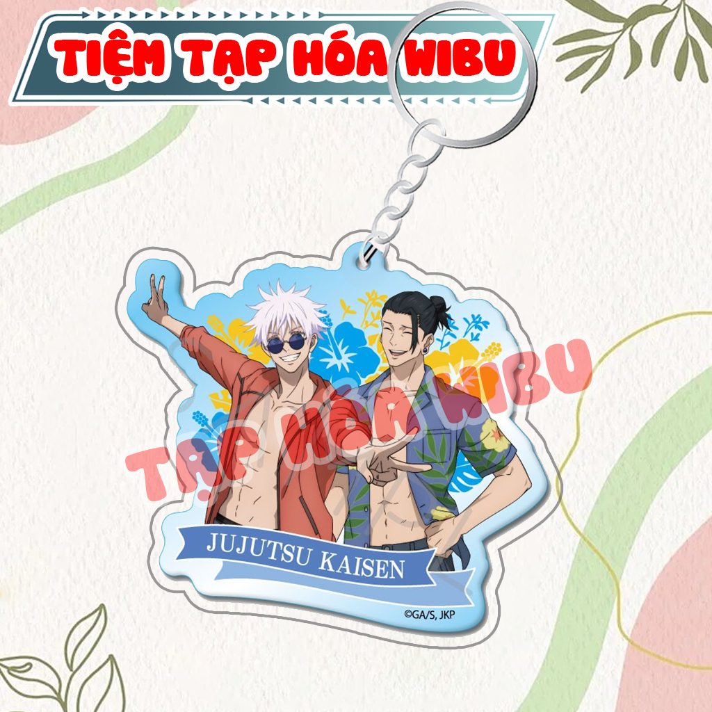 Keychain Acrylic Jujutsuuka Character Gojo Itadori Yuji Geto Nanami ...