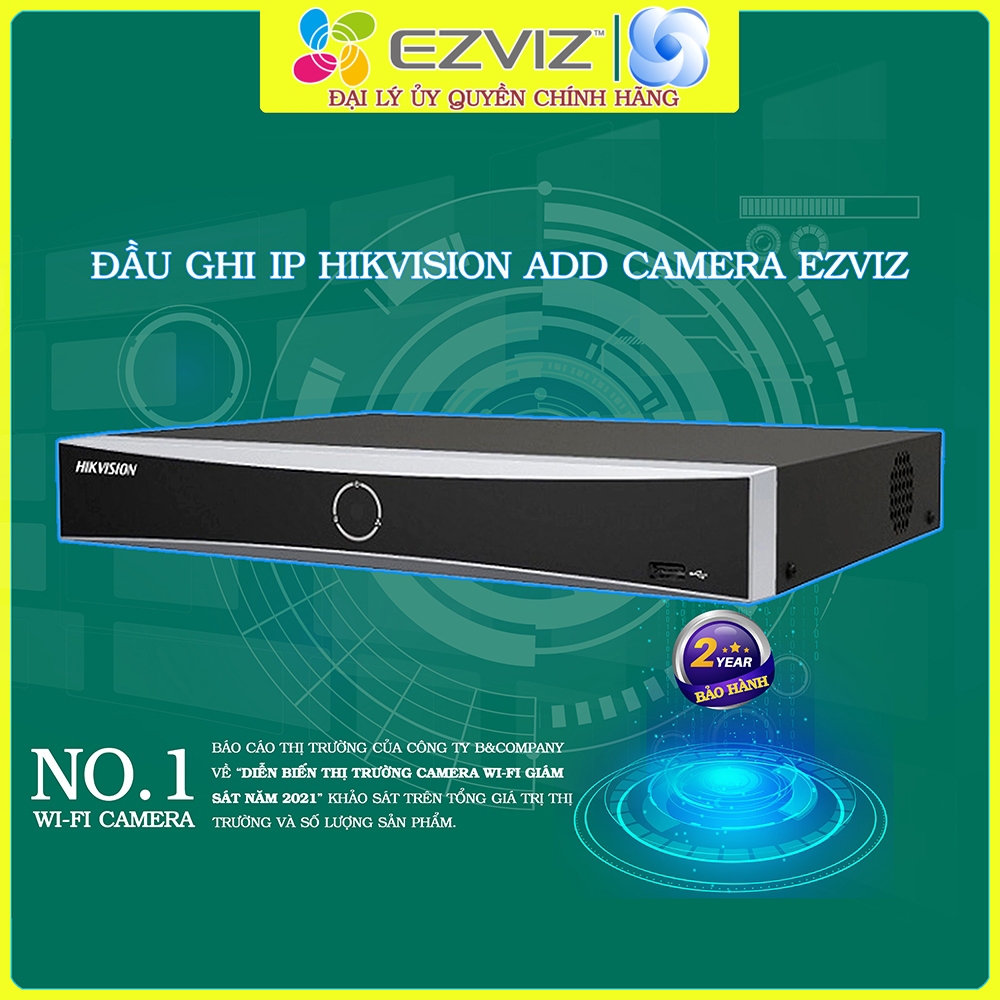 Hikvision IP recorder uses 4-channel, 8-channel, 16-channel Ezviz cam ...