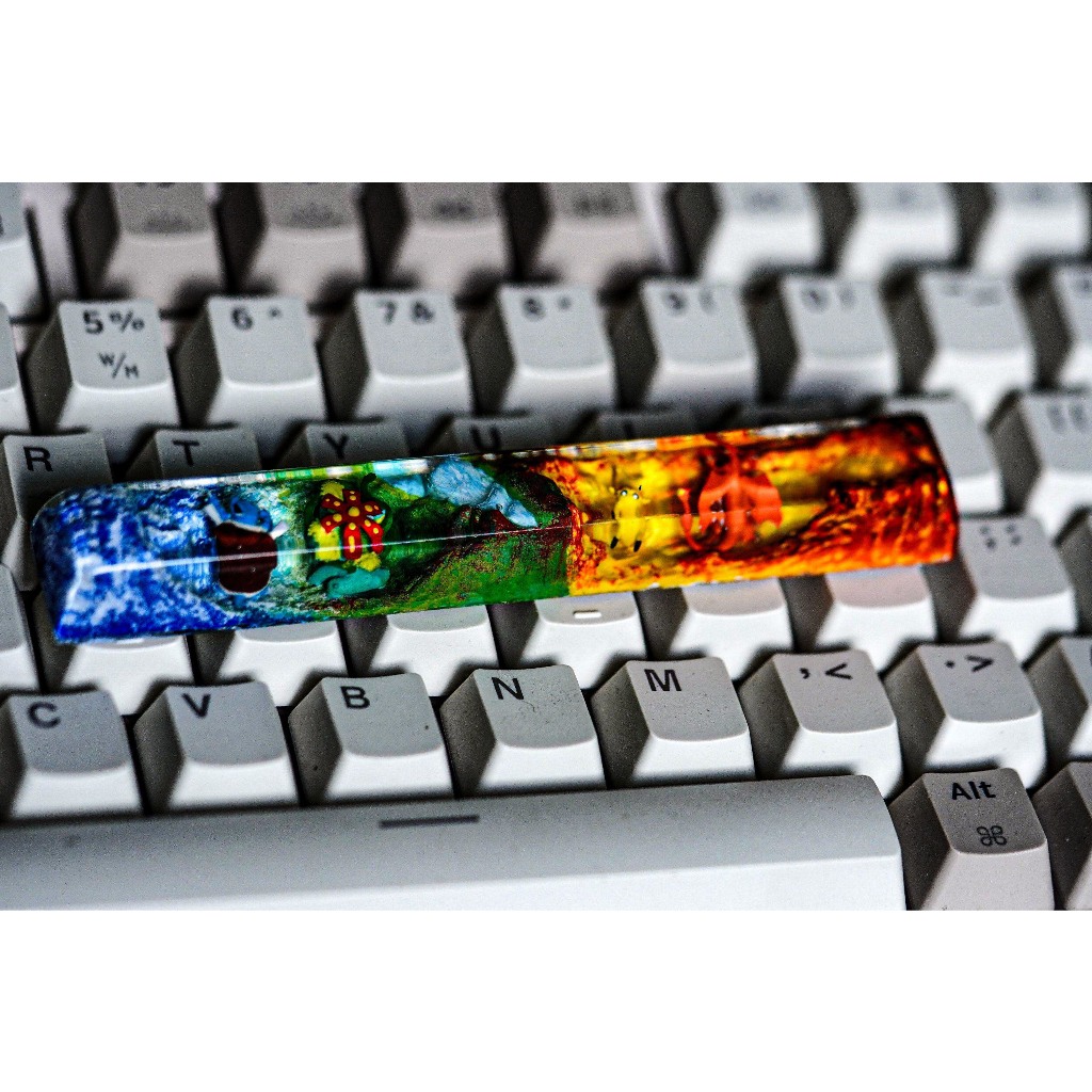 Pokemon spacebar 6.25U - spacebar Mechanical Keyboard Button, pikachu ...