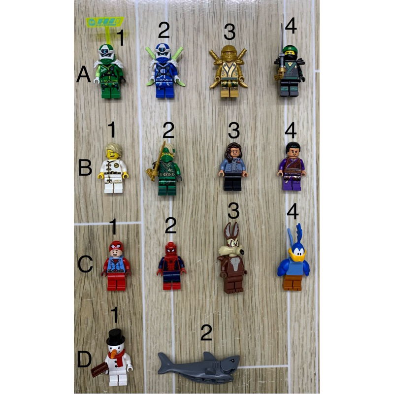 Lego minifigures superhero characters marvel, ninjago and series ...