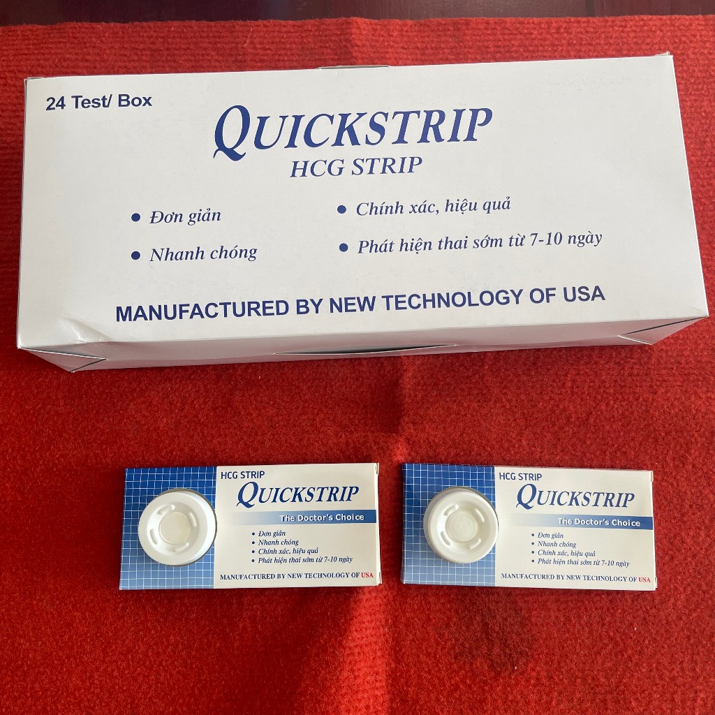 Genuine QUICKSTRIP PREGNANCY TEST: BOX OF 1 STRIP | Shopee Malaysia