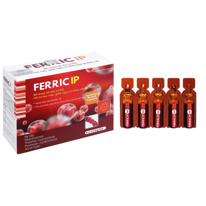 Ferric IP iron supplement solution, box of 20 tubes x 5ml | Shopee Malaysia